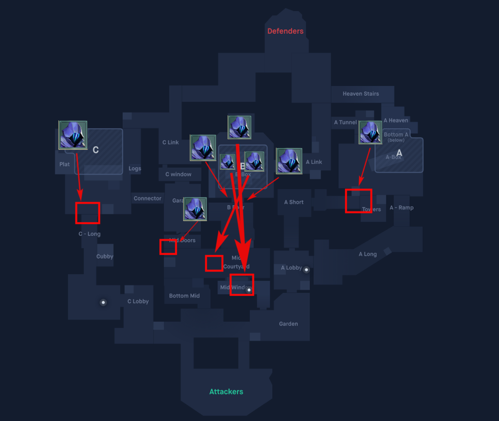 【VALORANT】『OFF ANGLE(オフアングル)』おすすめスポット一覧【ヴァロラント】 - 寝ても覚めても