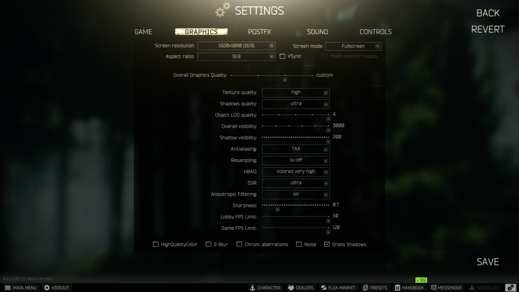 【EFT】Escape from Tarkovのグラフィックス＆Post-FXのおすすめ設定と各項目について解説【エスケープフロムタルコフ ...